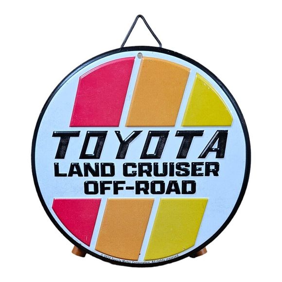 Wall Decor | Toyota Land Cruiser Offroad 7in Licensed Die Cut Embossed ...